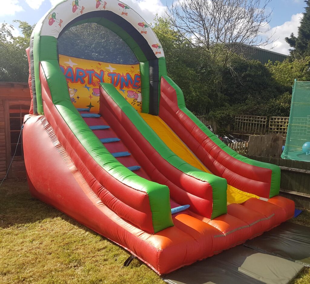 Let's Party Inflatable Slide - Jolly Kids Castles