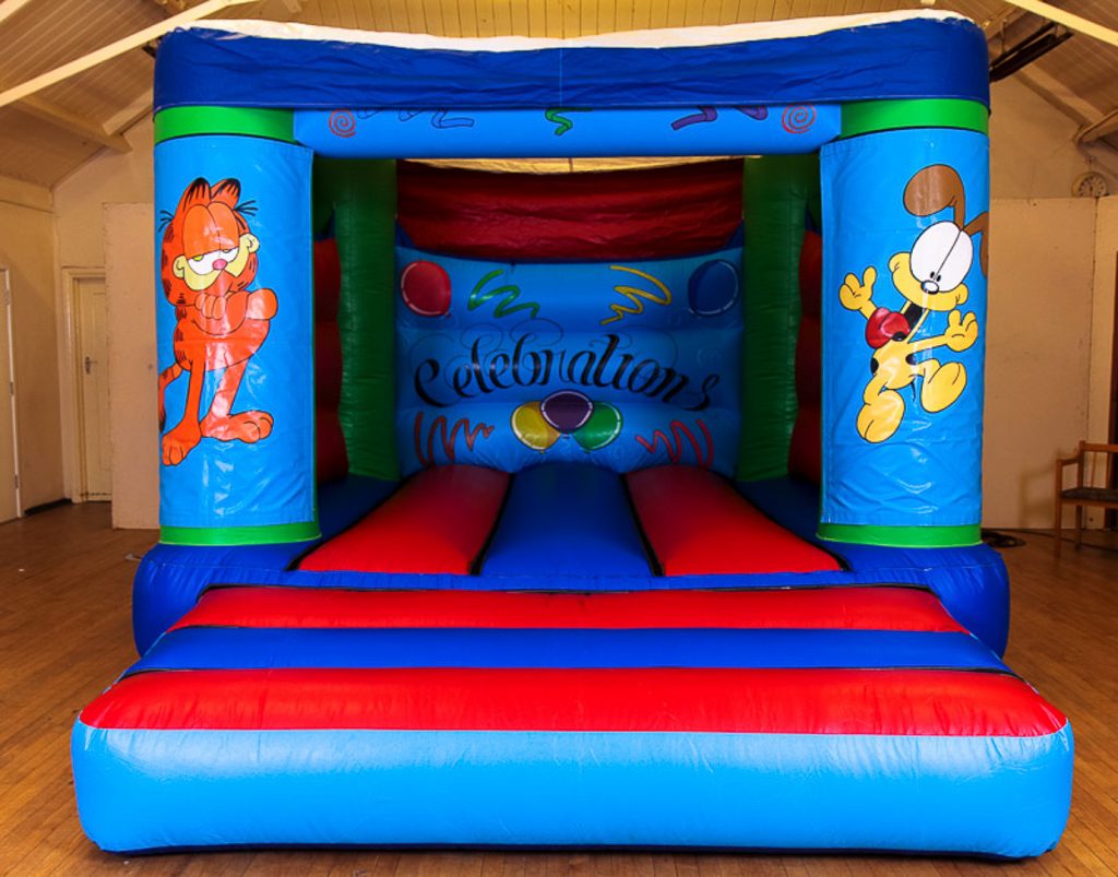 Garfield Bouncy Castle Hire in Essex | Velcro Themed Castle