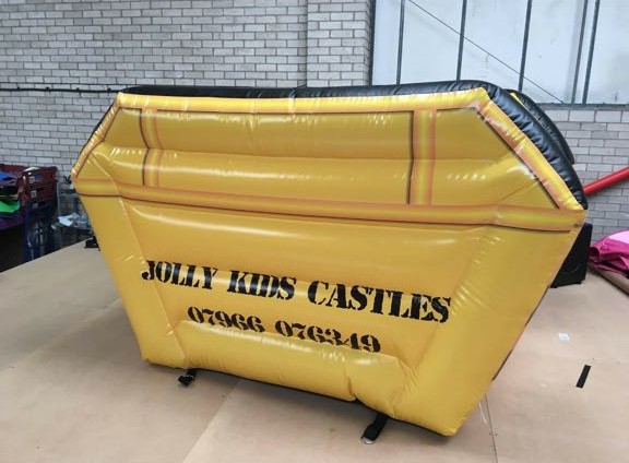 Construction Skip Ball Pit Hire - Jolly Kids Castles, Essex