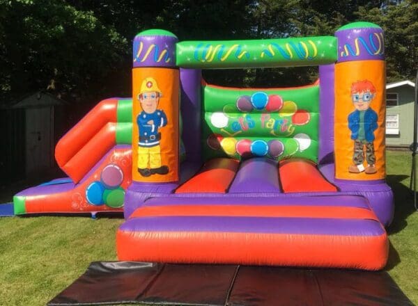 Fireman Sam Velcro Castle With Slide - Changeable Themes - Jolly Kids ...