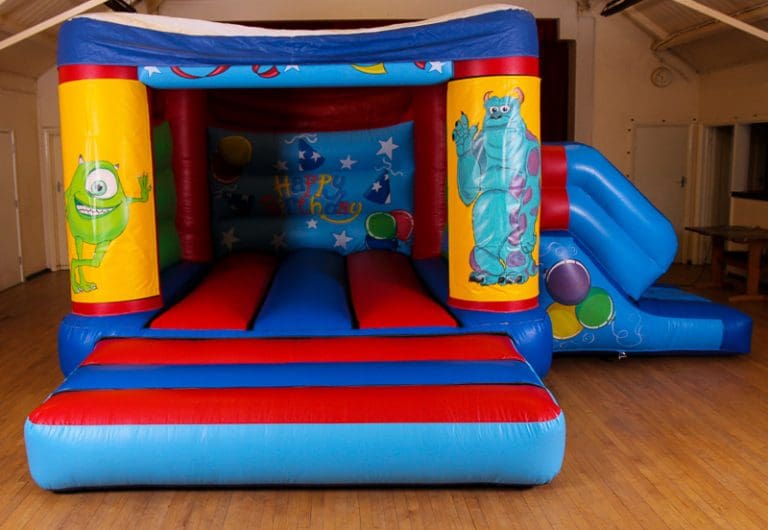 Monsters Inc Velcro Castle With Slide - Changeable Themes - Jolly Kids ...