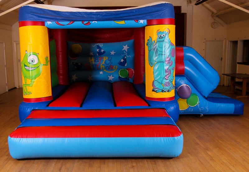 Monsters Inc Velcro Castle With Slide - Changeable Themes - Jolly Kids ...