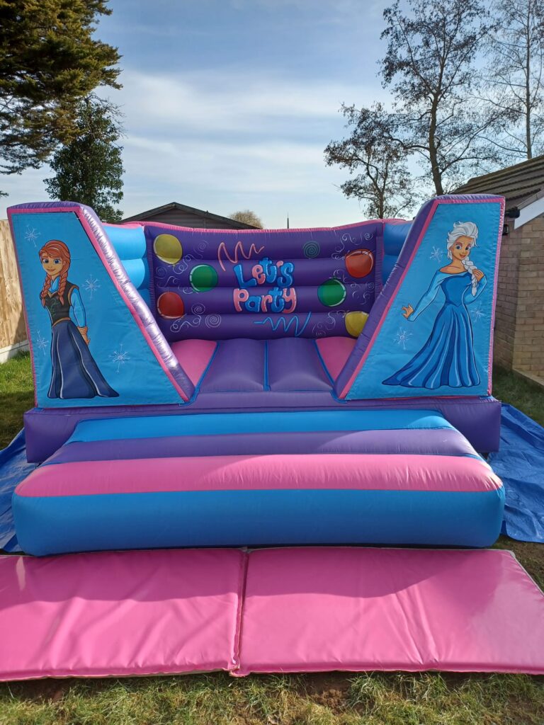 Frozen 8ft Velcro Castle - Jolly Kids Castles