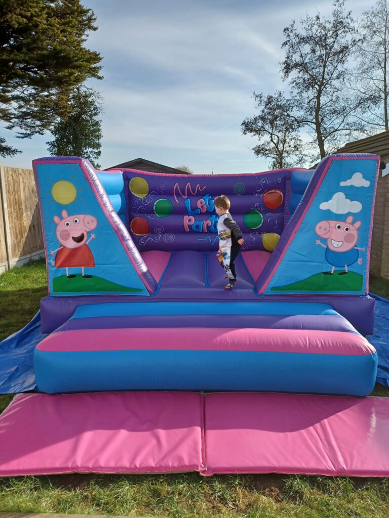 Peppa Pig 8ft Velcro Castle - Jolly Kids Castles - Essex