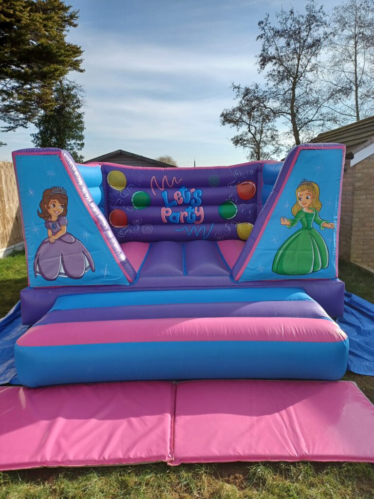 Sofia the First 8ft Bouncy Castle - Jolly Kids Castles