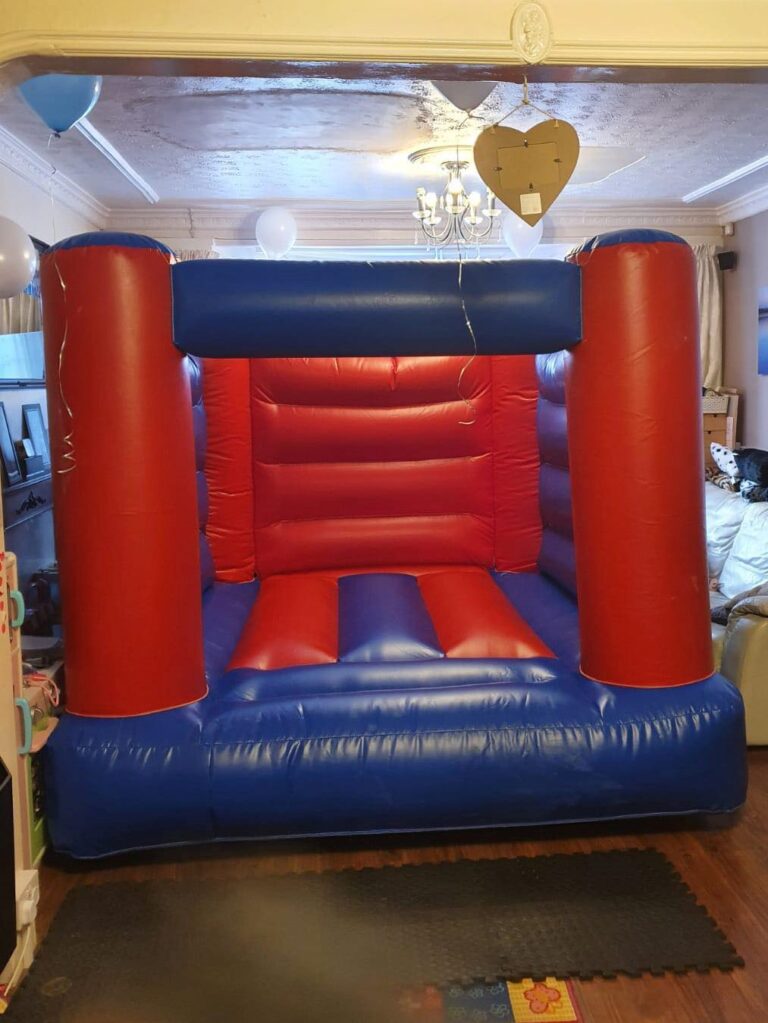 Red & Blue Compact Castle - Jolly Kids Castles Essex