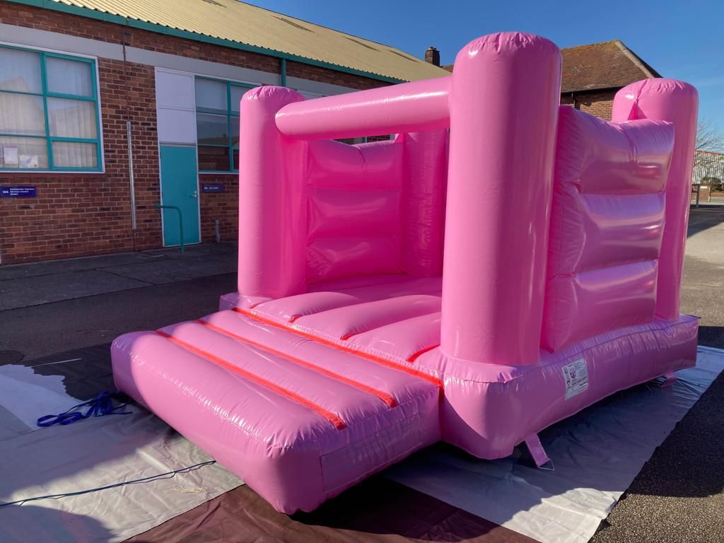 Pastel Pink 8ft Castle - Jolly Kids Castles