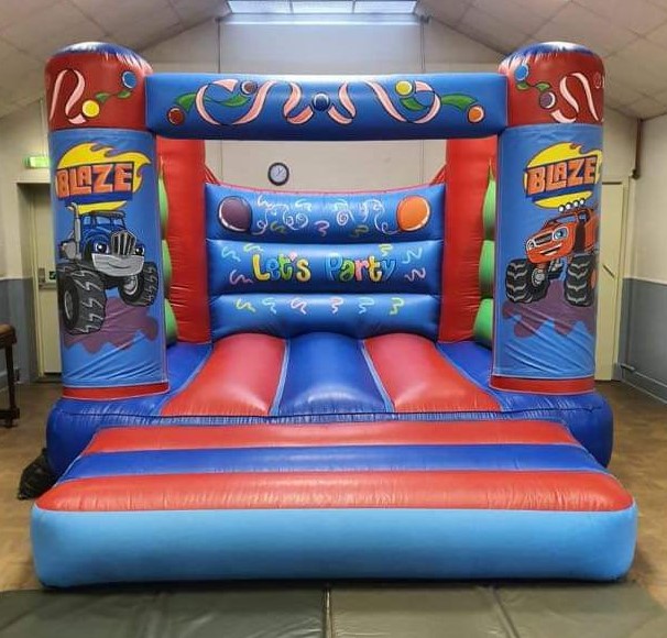 Blaze and the Monster Machines Bouncy Castle - Jolly Kids Castles