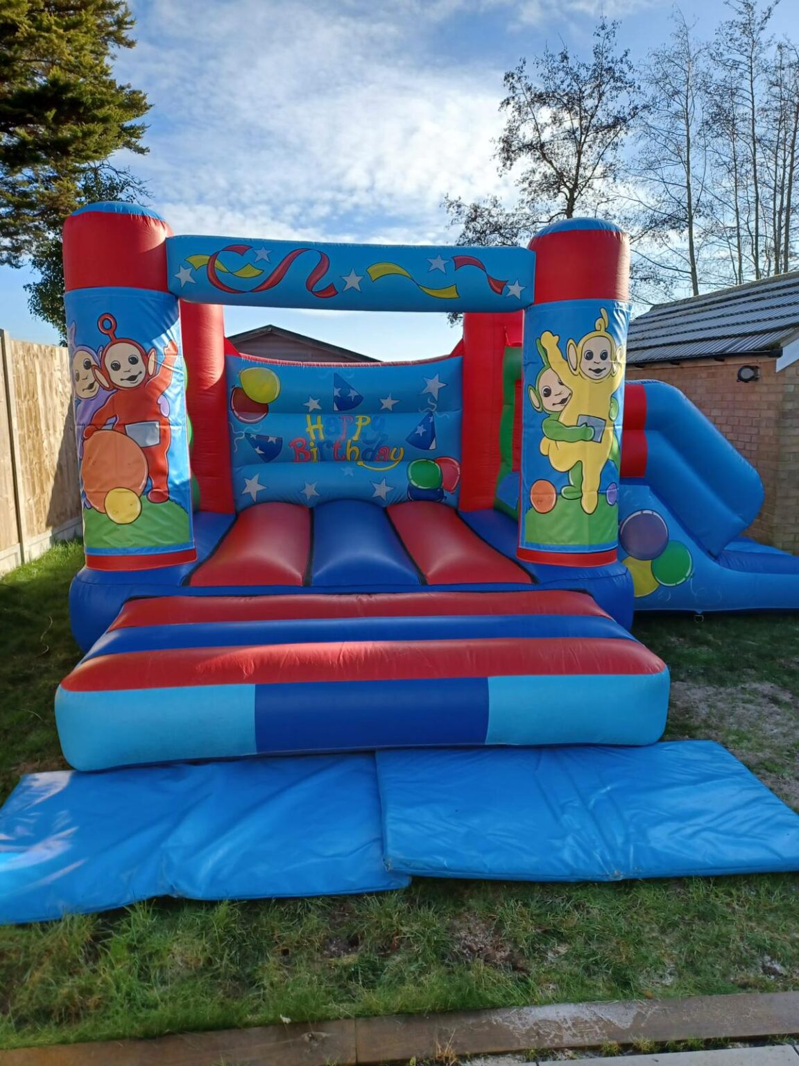Teletubbies Velcro Castle With Slide - Changeable Themes