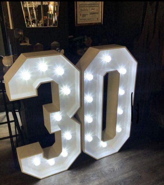 Light-Up Number Hire - Jolly Kids Castles, Southend-On-Sea, Essex