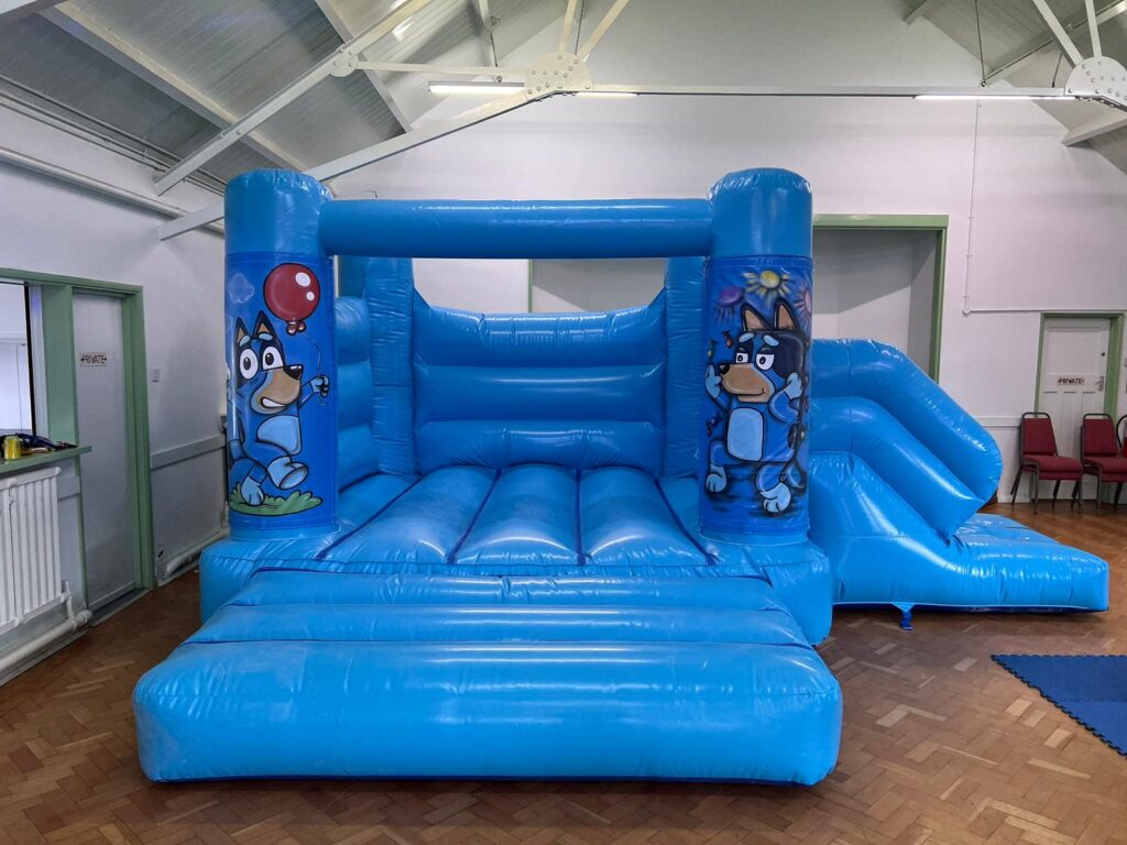 Bluey Castle With Slide - Changeable Themes - Jolly Kids Castles