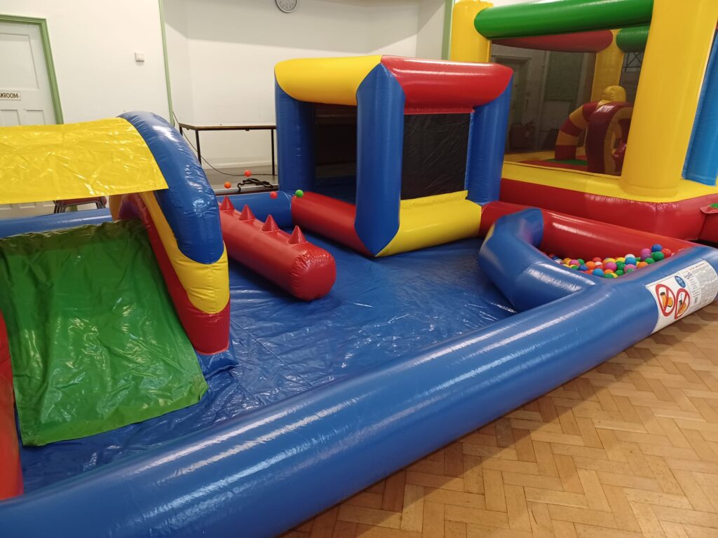 Multi-Coloured Activity Centre - Jolly Kids Castles