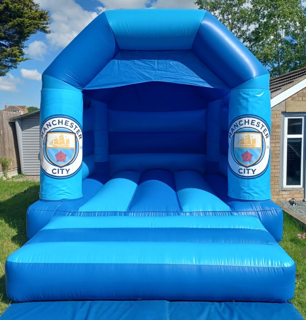 Manchester City Football Velcro Castle - Jolly Kids Castles