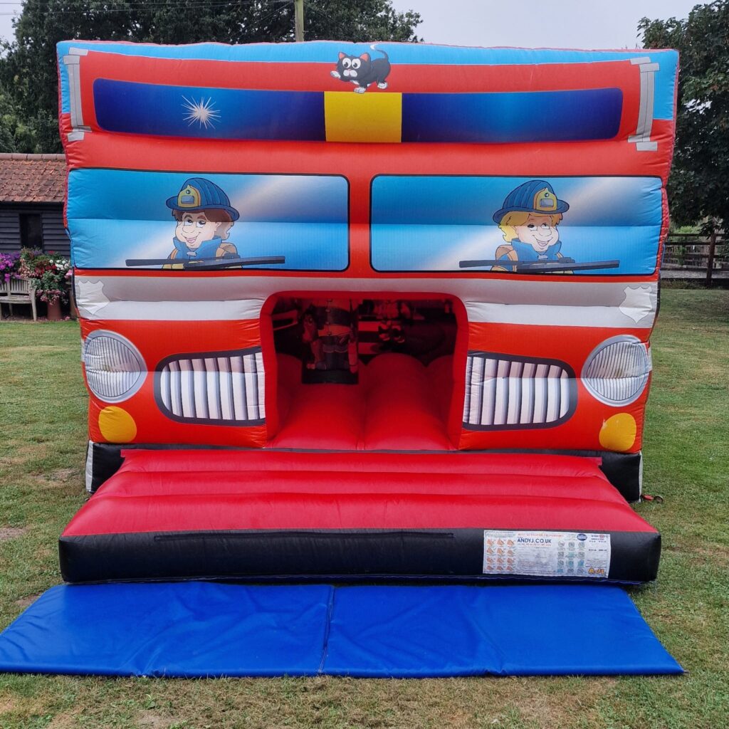 Fire Engine Bouncy Castle - Jolly Kids Castles, Southend, Essex