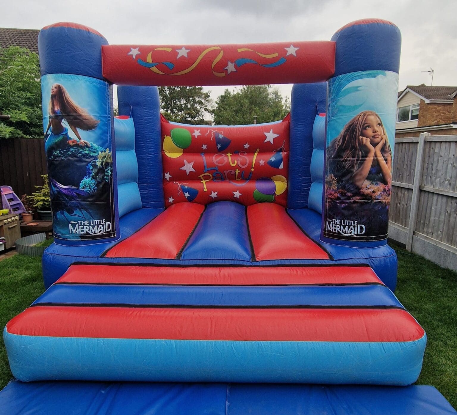 Little Mermaid V2 Velcro Castle - Jolly Kids Castles - Essex