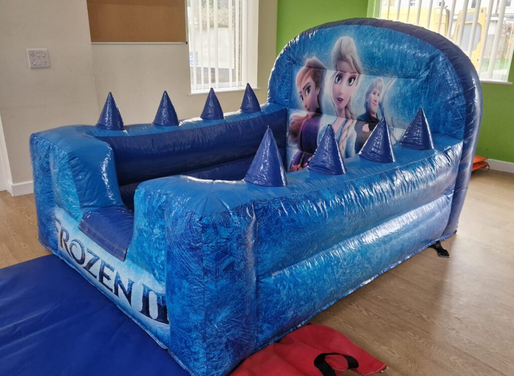 Frozen 2 Soft Play & Inflatable Ball Pool - Jolly Kids Castles