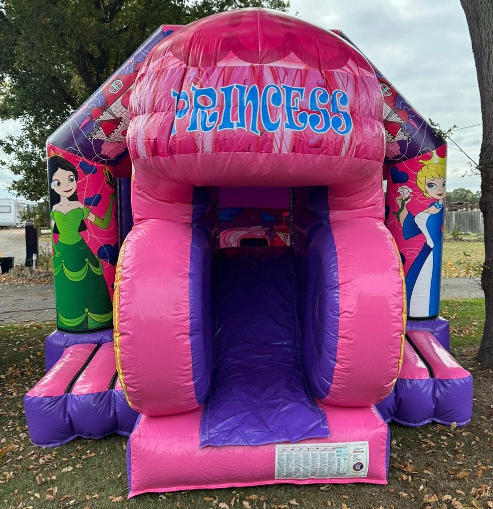 Princess 3D Castle With Slide - Jolly Kids Castles, Essex